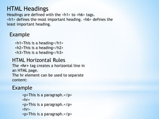 Html basics | PPT