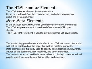 Html basics | PPT