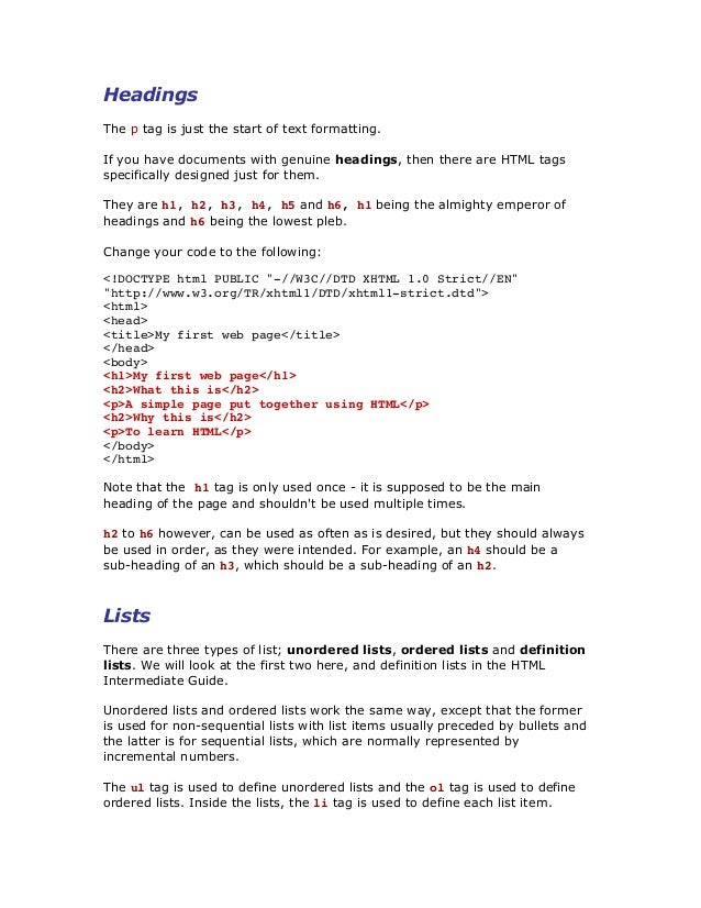 Html Beginners Tutorial 2709