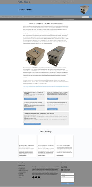 EMI Power Line Filters | PDF