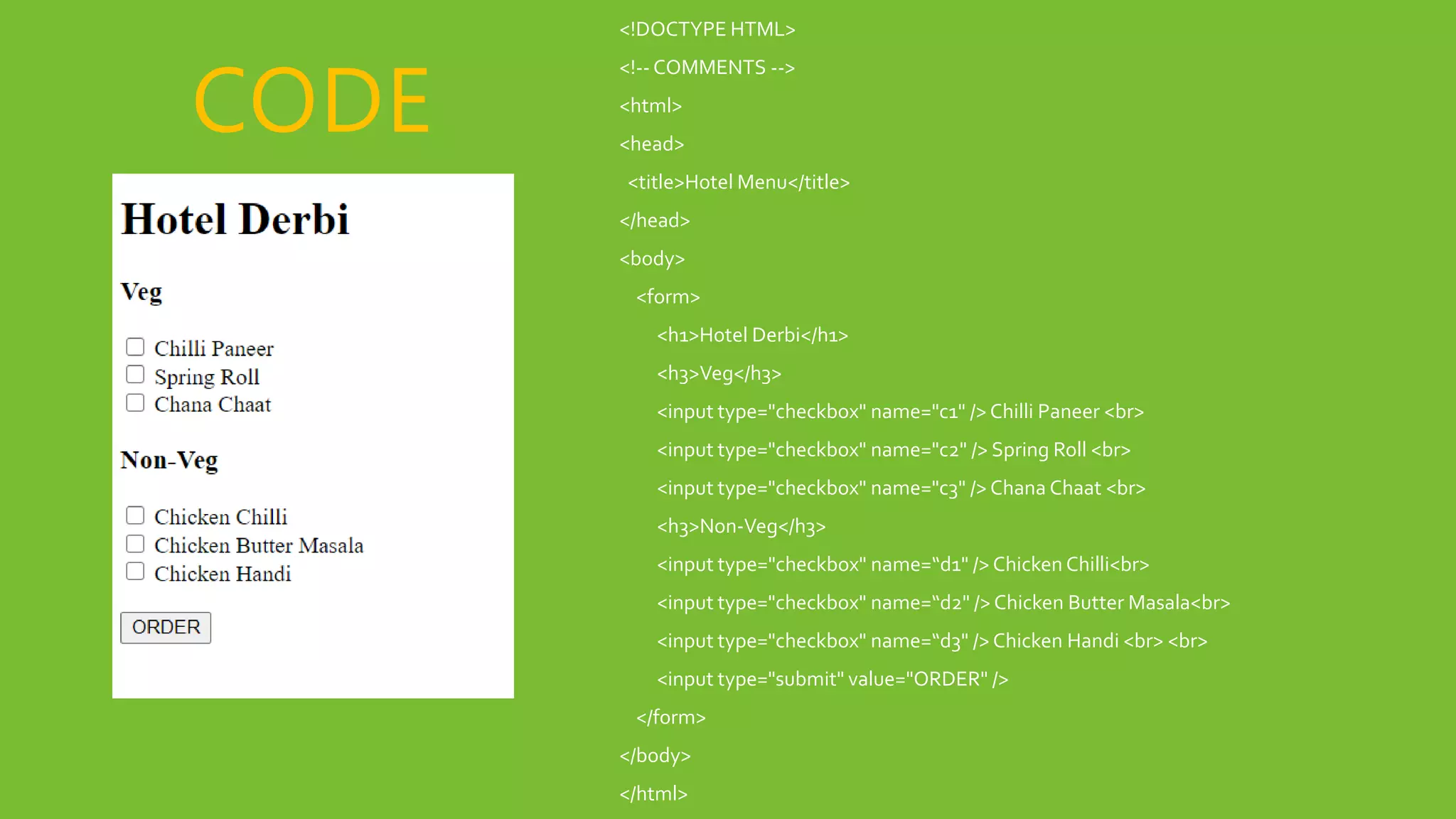 Html code revision | PPT | Free Download