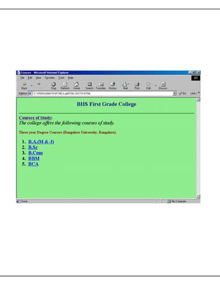 Html coding | PDF
