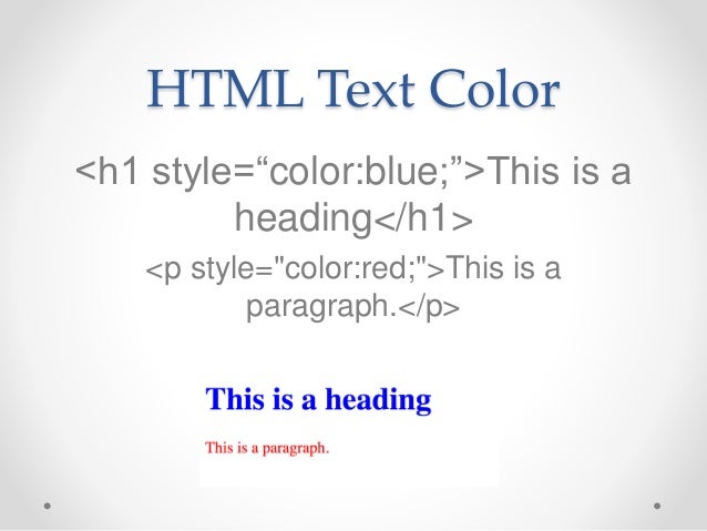 Html coding
