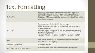 HTML Coding | PPT