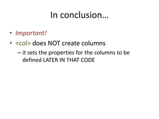 Html col tag jf | PPT | Free Download