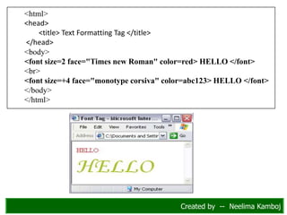 Html complete | PPTX