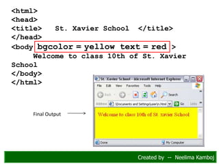 Html complete | PPTX