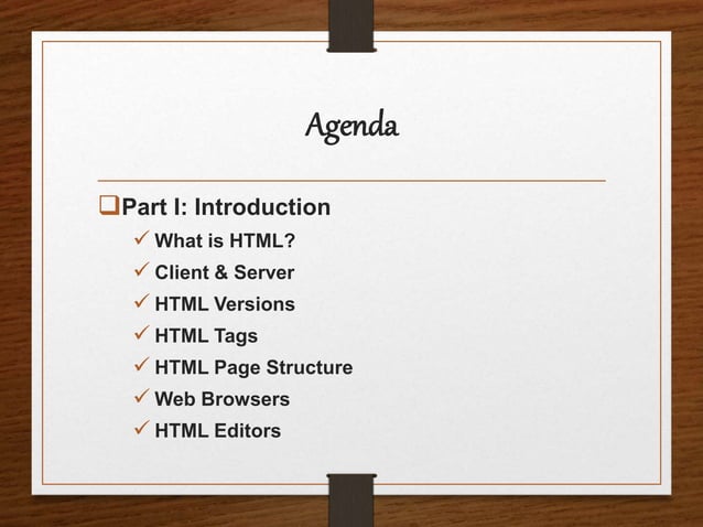 HTML Comprehensive Overview | PPT