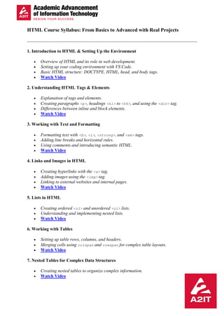 Free HTML Course Syllabus with Video's.pdf