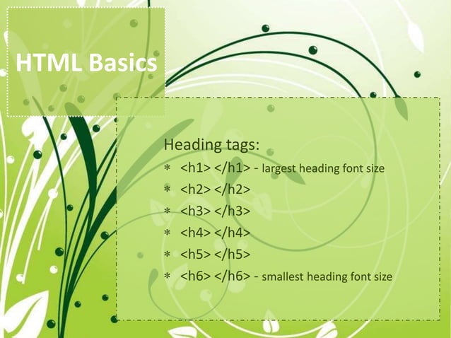 Html, CSS & Web Designing | PPTX