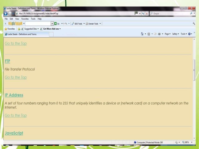 Html Css And Web Designing Ppt