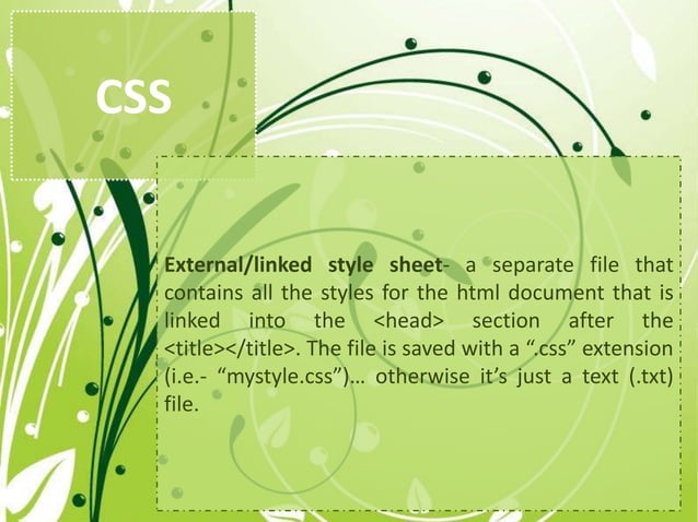 Html, CSS & Web Designing | PPTX