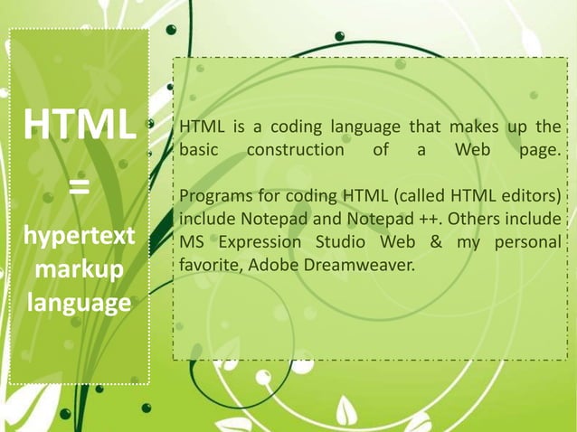 Html Css And Web Designing Ppt 