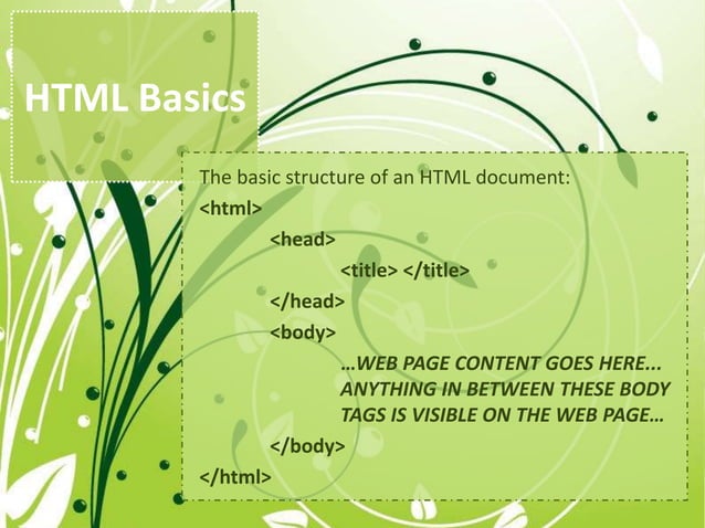 Html, CSS & Web Designing | PPT