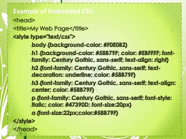 Html, CSS & Web Designing | PPT