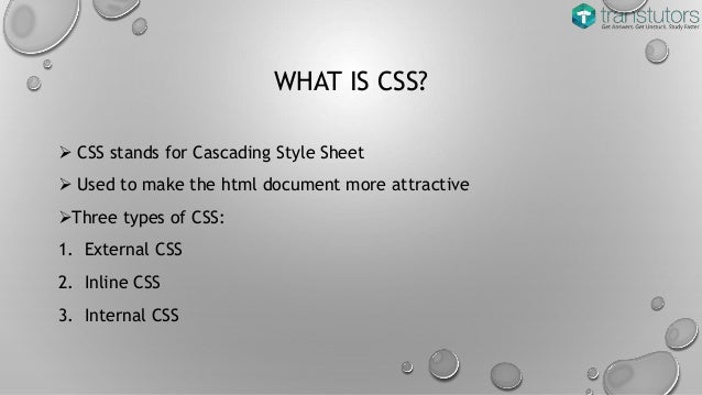 HTML CSS | Computer Science HTML CSS | Computer Science