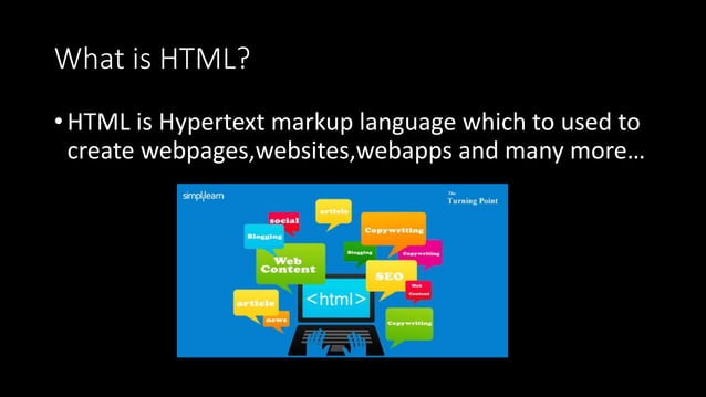 Html & CSS | PPTX | Web Design and HTML | Internet