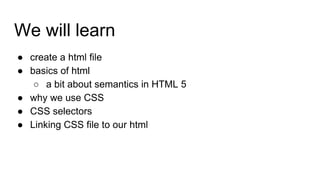 Html & css | PPTX | Web Design and HTML | Internet