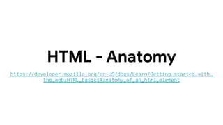 Web Front-End Journey #1 -- HTML and CSS | PDF | Web Design and HTML ...