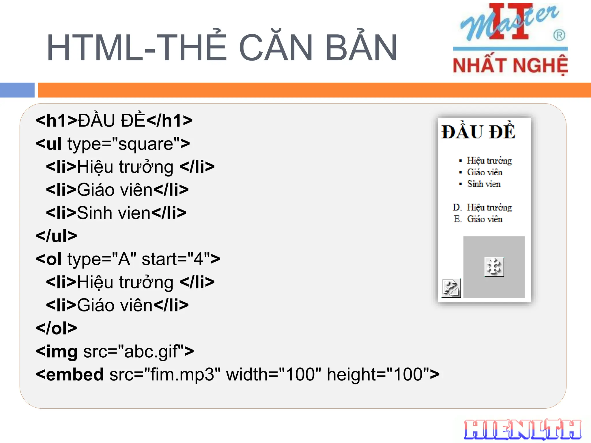 Giáo trình HTML CSS Nhất Nghệ - Lập trình web | PDF