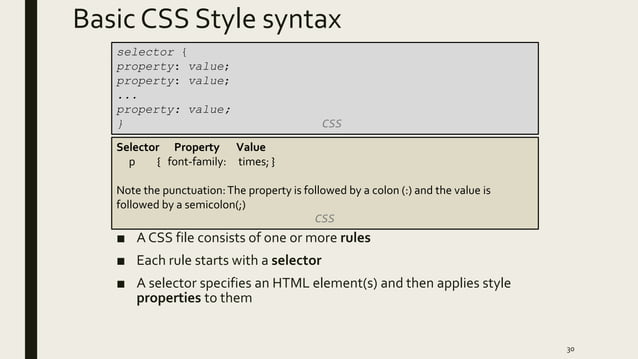 Html&css slideshare | PPT
