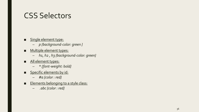 Html&css slideshare | PPT