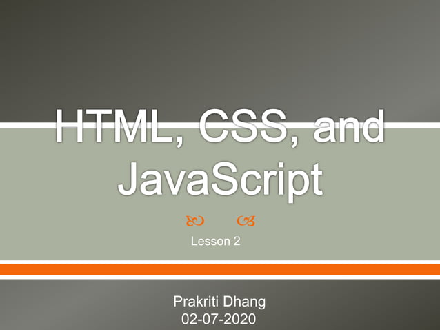 Use of Lists and Tables in HTML | PPTX