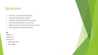 Html css best_practices | PPT