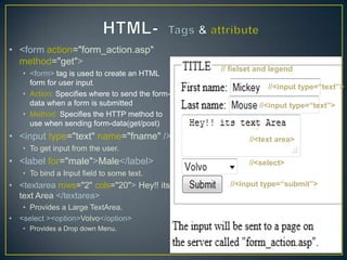 Html and css | PPTX