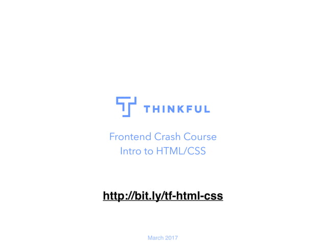 Html Css Crash Course 4 5 Ppt