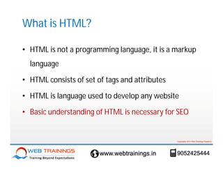 HTML and CSS Basics for SEO Professional | PDF