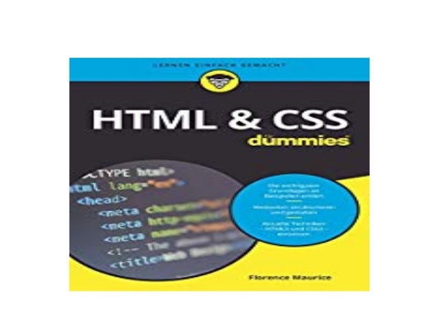 [R.E.A.D] LIBRARY HTML CSS fr Dummies Fr Dummies German Edition 'Full ...