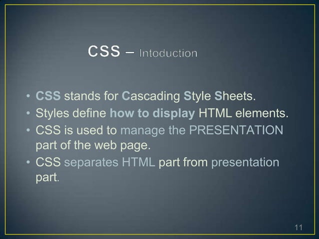 html css intro sanskar , saurabh.pptx