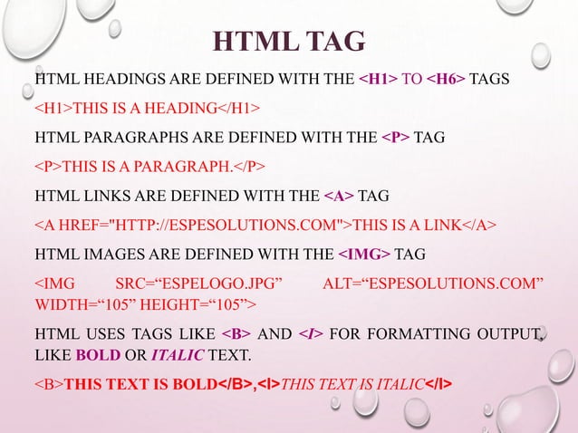 HTML/CSS/java Script/Jquery | PPT