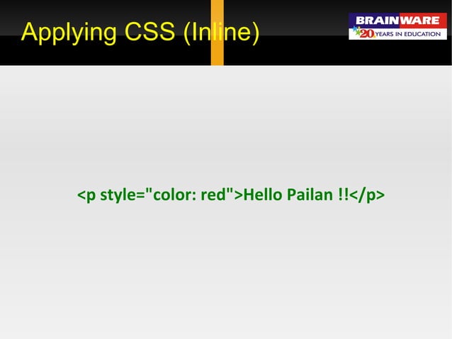 Web Development Using Html And Css Ppt Web Design And Html Internet