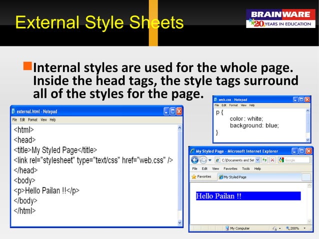 Web Development using HTML & CSS | PPT Web Development using HTML & CSS | PPT