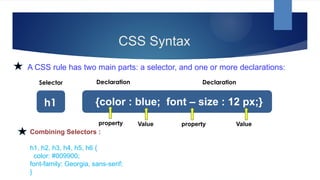 Html,Css,Js INTERNSHIP REPORT By SELF pptx | PPT
