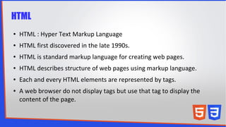 Fresh Start HTML & CSS | PPT