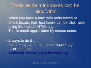 Html & css tips & tricks | PPT