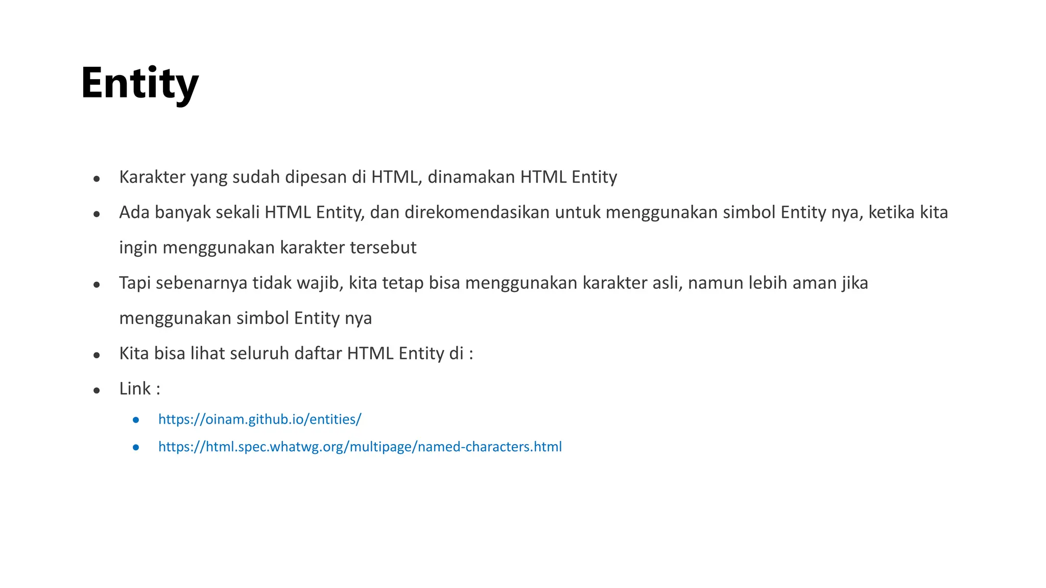 materi html dasar lengkap dan mudah dipahami | PPTX