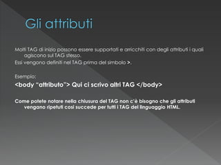 HTML e CSS Prima Lezione | PDF | Web Design and HTML | Internet