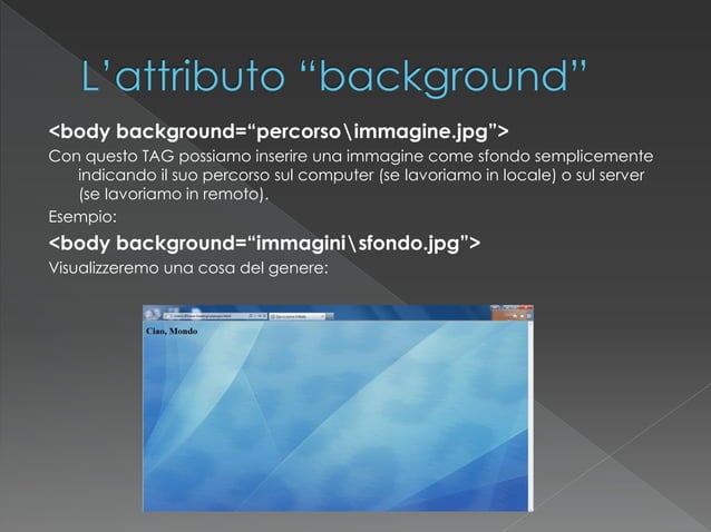 HTML e CSS Prima Lezione | PPT