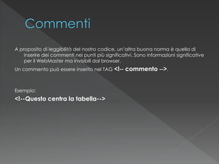 HTML e CSS Prima Lezione | PDF | Web Design and HTML | Internet