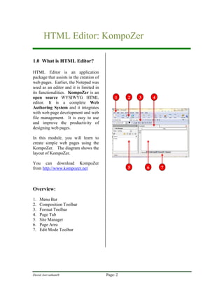Html editor v3 | PDF