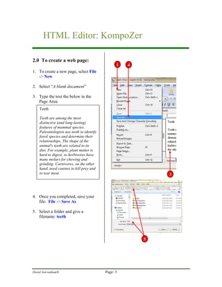Html editor v3 | PDF