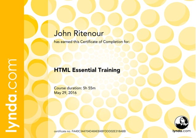 HTML Essential Training | PDF | Web Design and HTML | Internet
