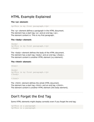 Html example | PDF
