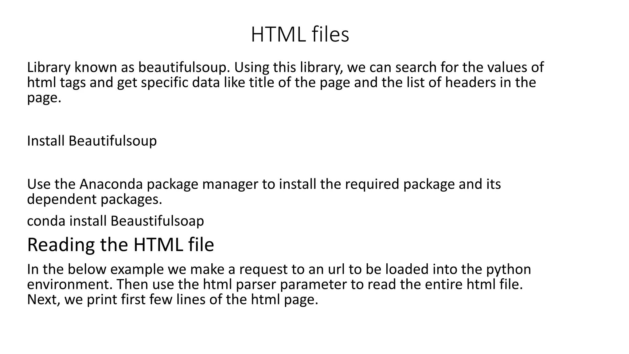 HTML files in python.pptx