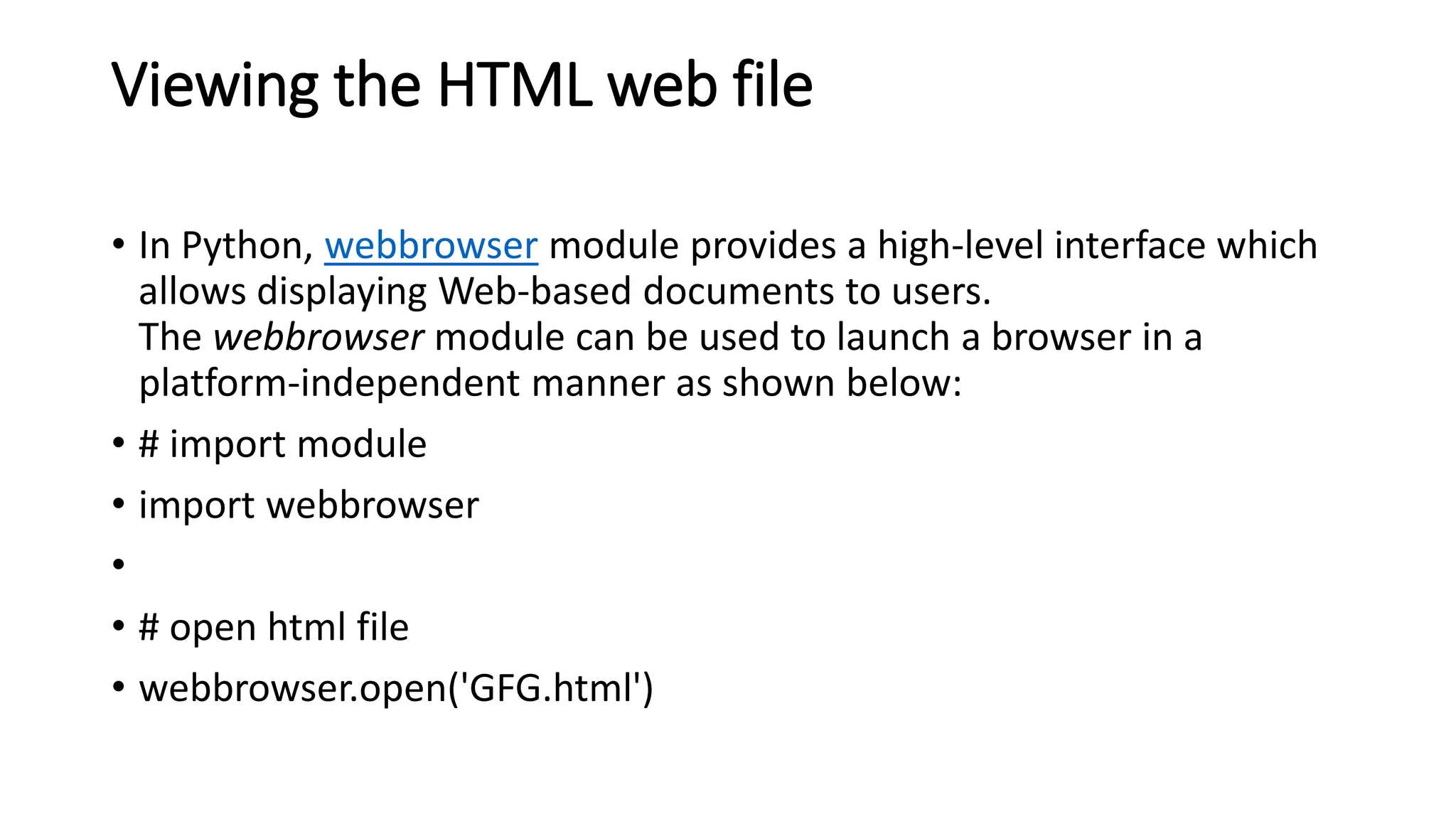 HTML files in python.pptx