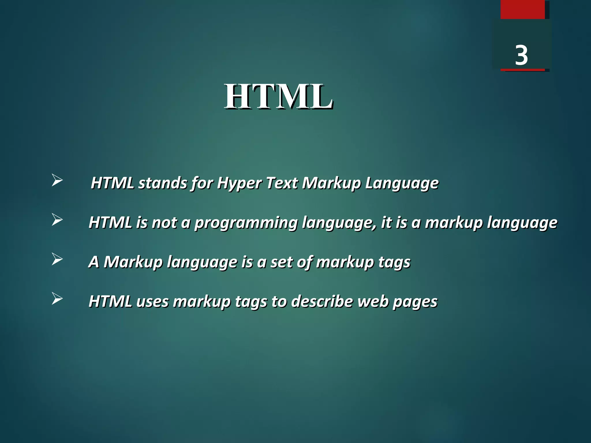 Html basics | PPT